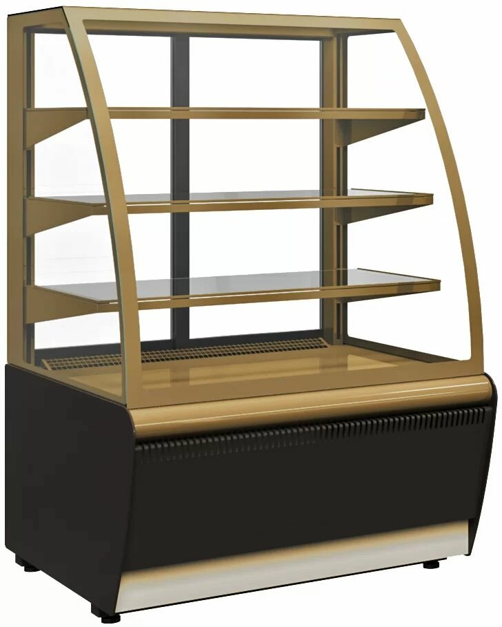 Кондитерская холодильная витрина Carboma ВХСв1,3д Люкс (K70 VV 1,3-1 STANDARD). Товар уцененный