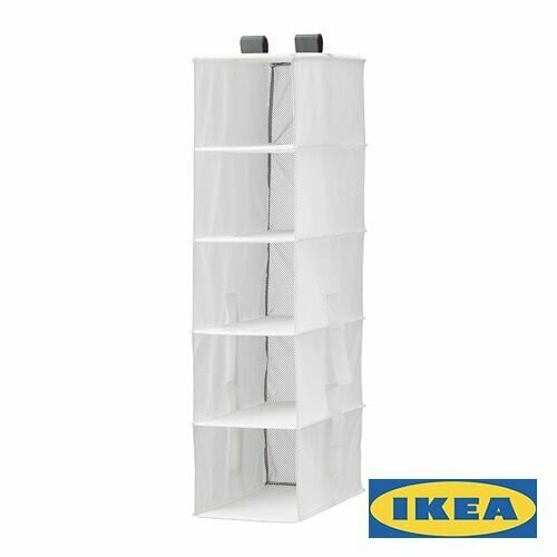 Подвесные полки для хранения рассла икеа (RASSLA IKEA), 98x40x25 см, белый