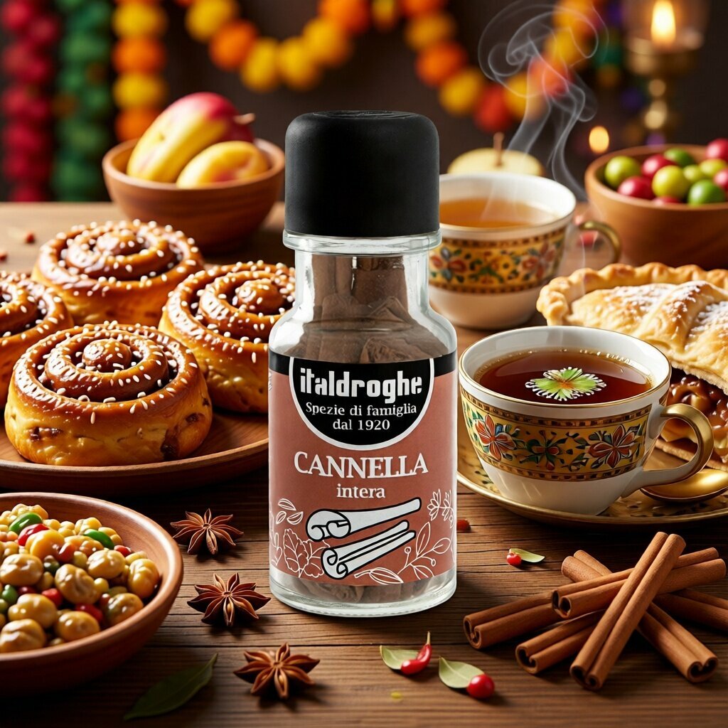 Корица цейлонская Italdroghe, целые палочки, 15 грамм, Италия