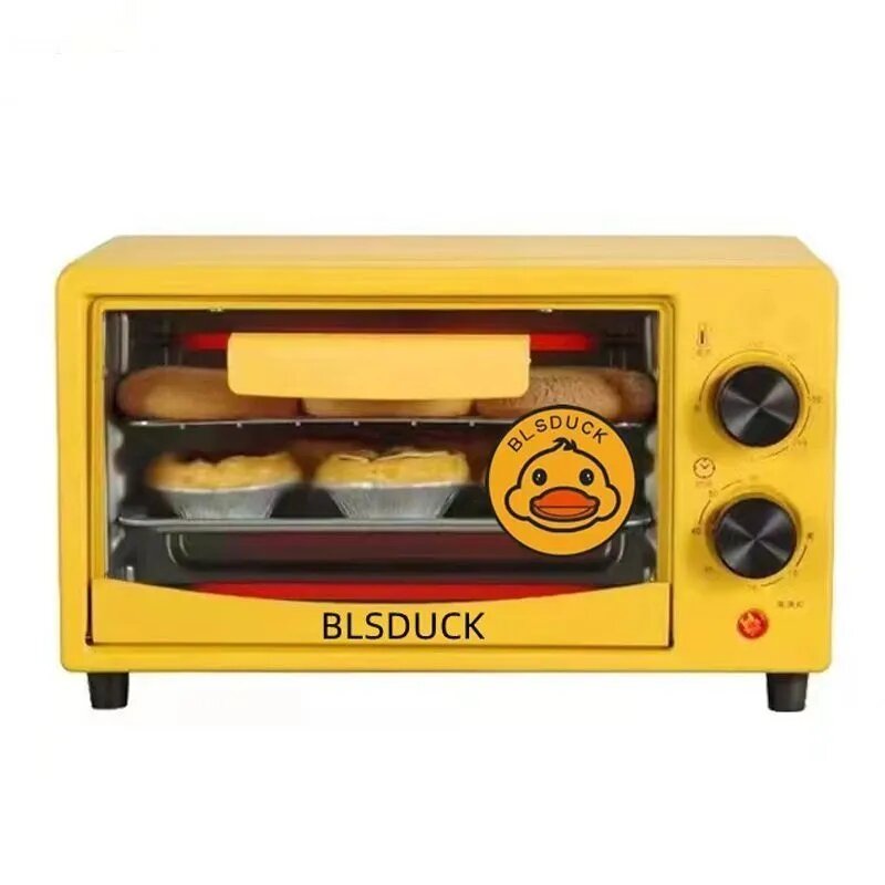 Мини-печь BLSDUCK hPZV2cOZ для выпечки и подогрева, светло-желтый цвет, 12 л