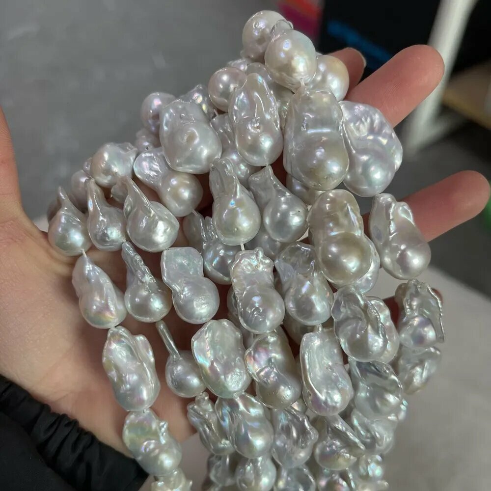 Крупный барочный жемчуг премиум-класса, натуральный, для элитной бижутерии