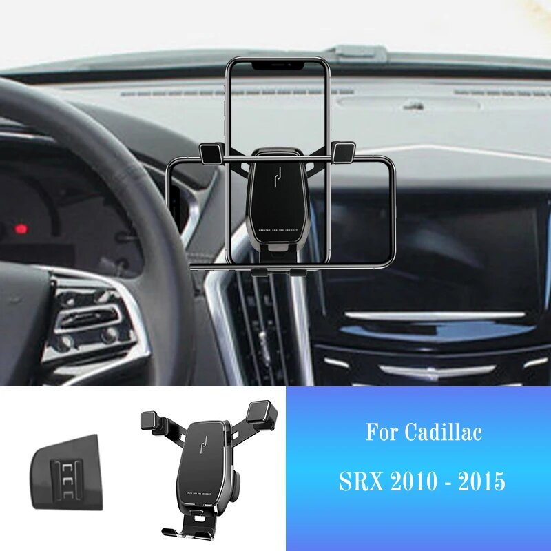 Автомобильный держатель для телефона для Cadillac SRX 2010-2015, кронштейн для смартфона, автомобильный кронштейн для стайлинга, подставка для GPS, вращающаяся подставка, аксессуары