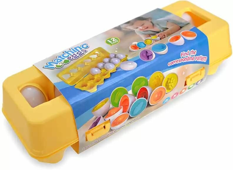 Сортер КНР Цветные яйца, фрукты, овощи, развивающий