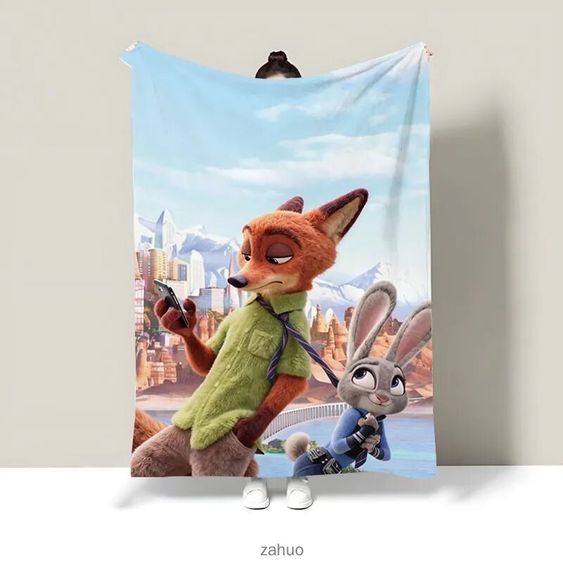 Одеяло Zootopia 2 Одеяло 01 150x200 см, с наполнителем Хлопок, для сна и отдыха