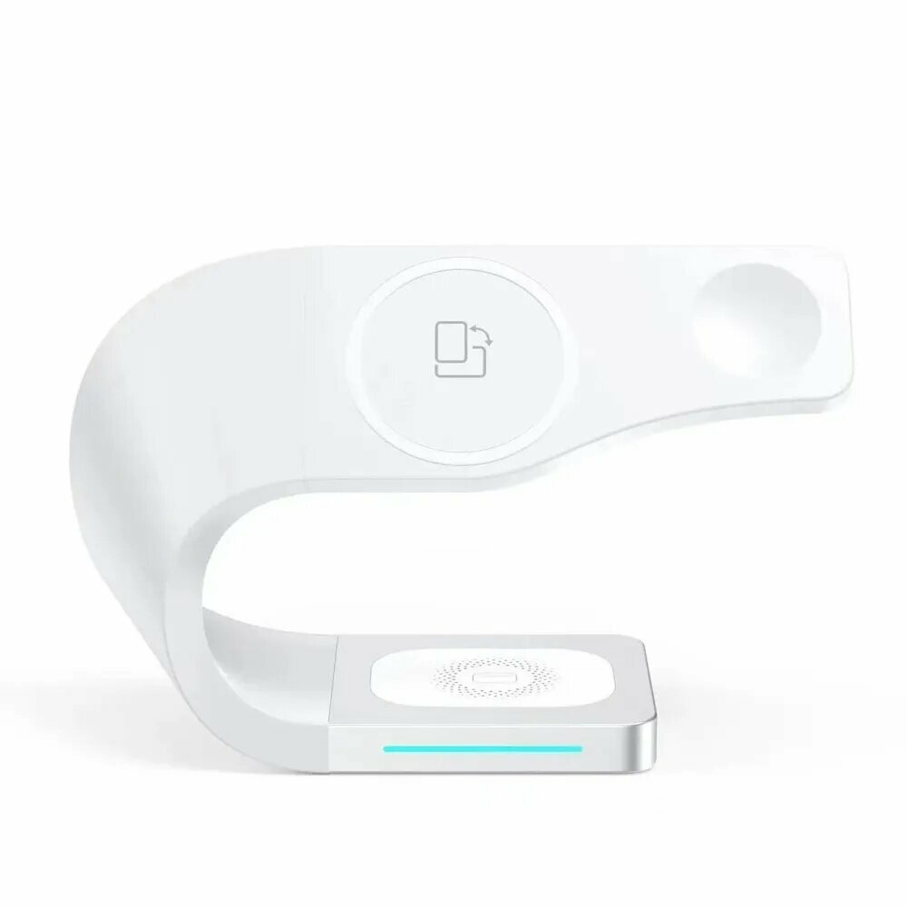 Беспроводная зарядная панель, 15 Вт, для iPhone, для iPhone, Belkin BoostCharge Pro 3-в-1 с MagSafe, черный белый