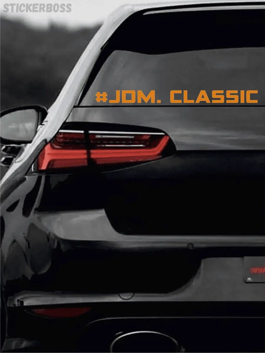 Наклейка на авто JDM CLASSIC 40 см