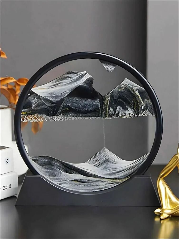 Картина песочная интерьерная 3D антистресс, Креативная статуэтка / Песочные часы антистресс / подарк