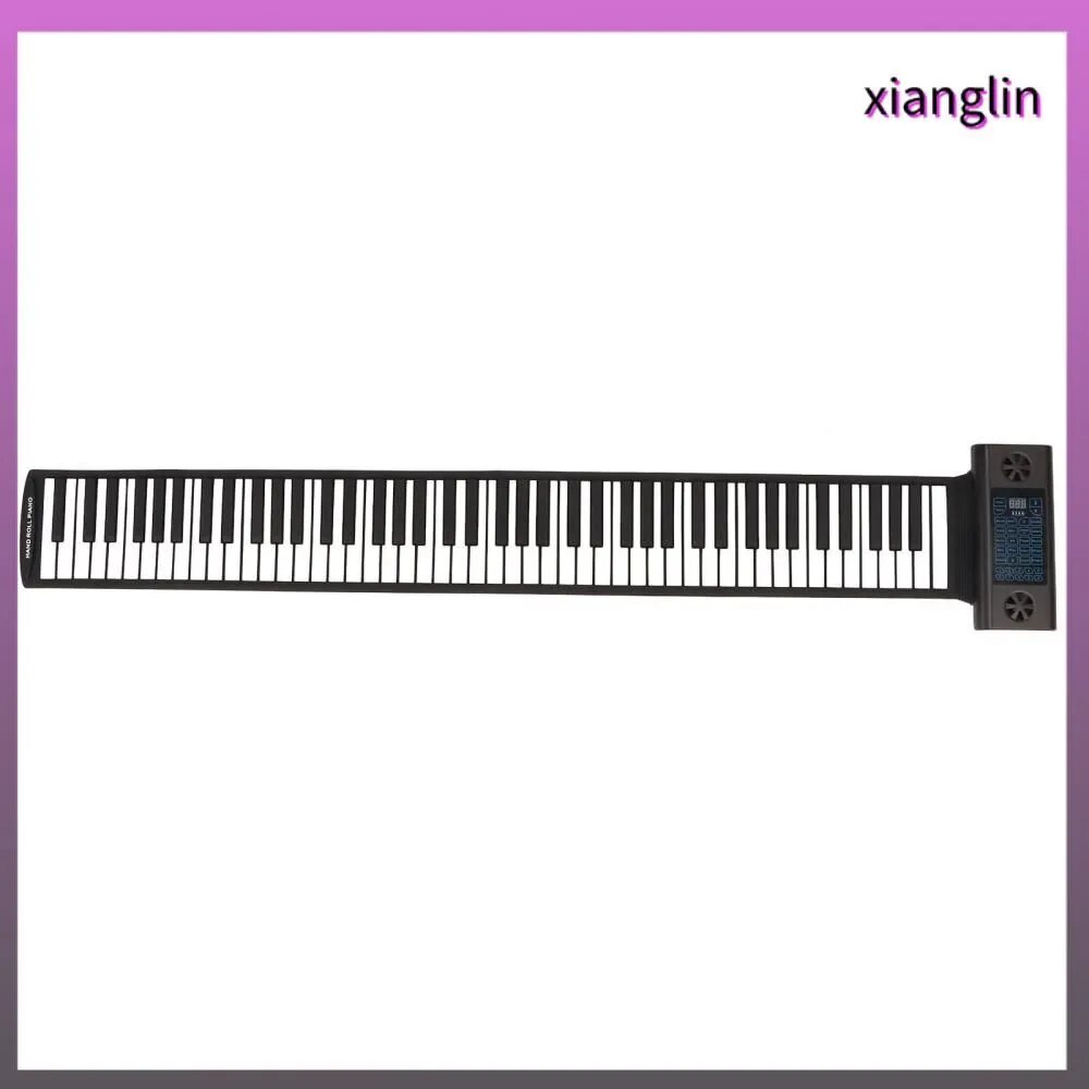 Roll Up Piano, портативное фортепиано с Bluetooth и 88 клавишами для музыкантов всех возрастов Англосаксонские