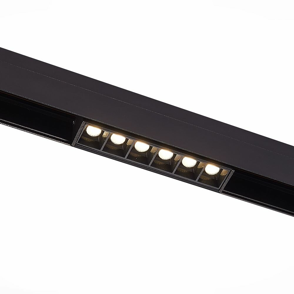 ST361.436.06 ST-Luce Магнитный трековый светильник Черный LED 1*6W 3000K 532Lm Ra>90 36° IP20 L115xW22xH44 4.
