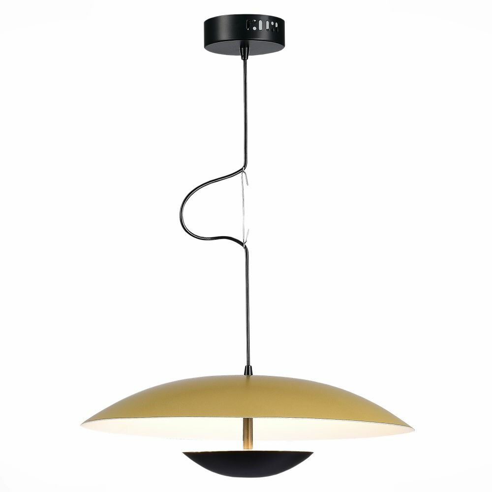 SL6502.203.01 Светильник подвесной ST-Luce Золотистый, Черный/Золотистый LED 1*35W 3000K.