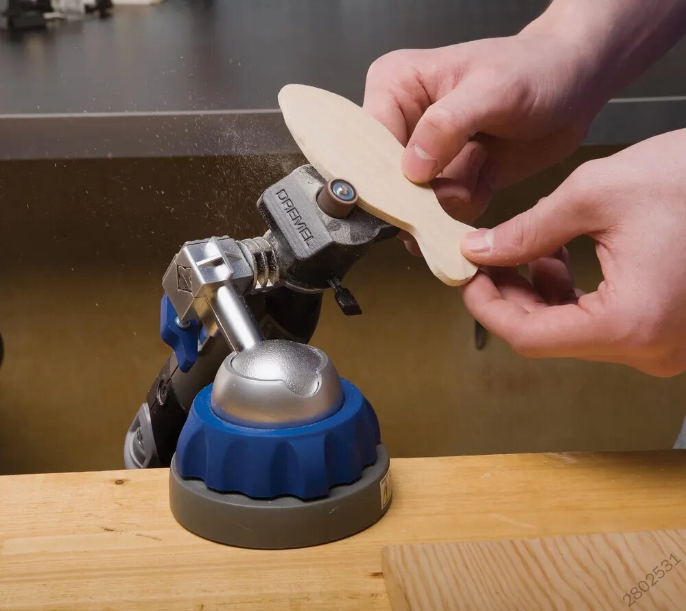 Dremel A576 Набор для полировки шлифовки под углом для дерева и металла, Германия — фото 1