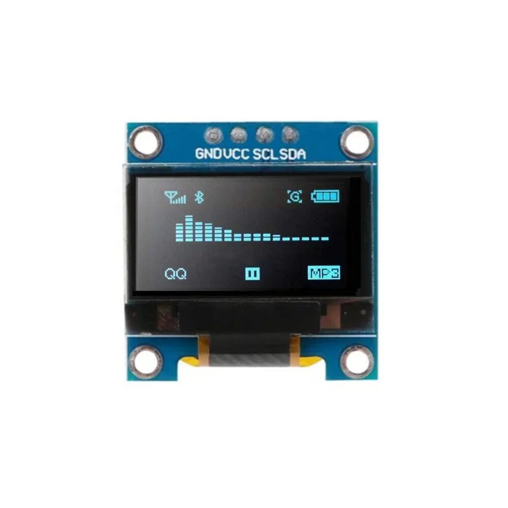 OLED-дисплей модуль 0,96", белый, 128x64, I2C SSD1306, для Arduino