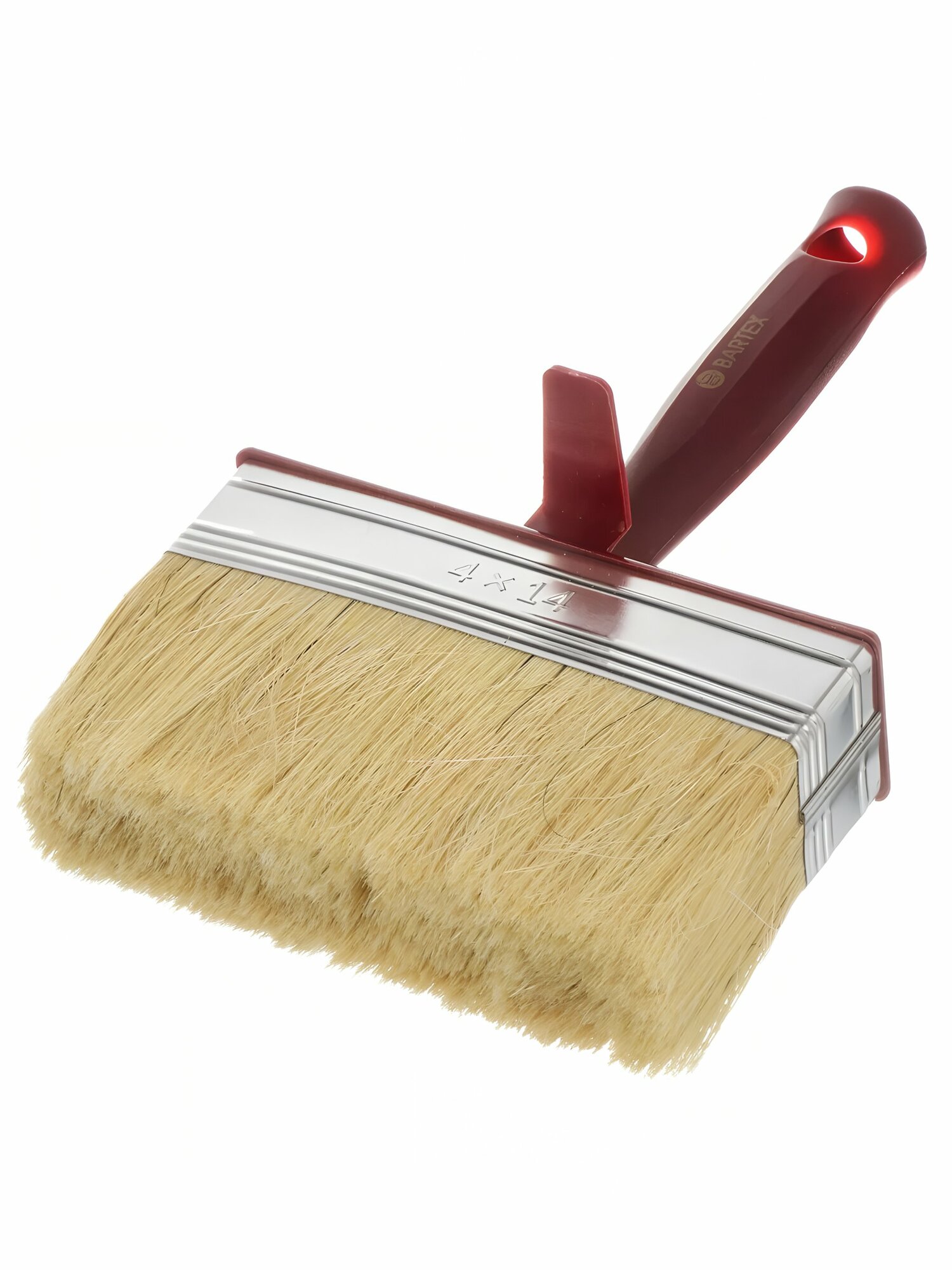 Кисть макловица, Bartex, Евро, 40х140 мм, натуральная щетина, 44 мм, рукоятка пластик, 1117815
