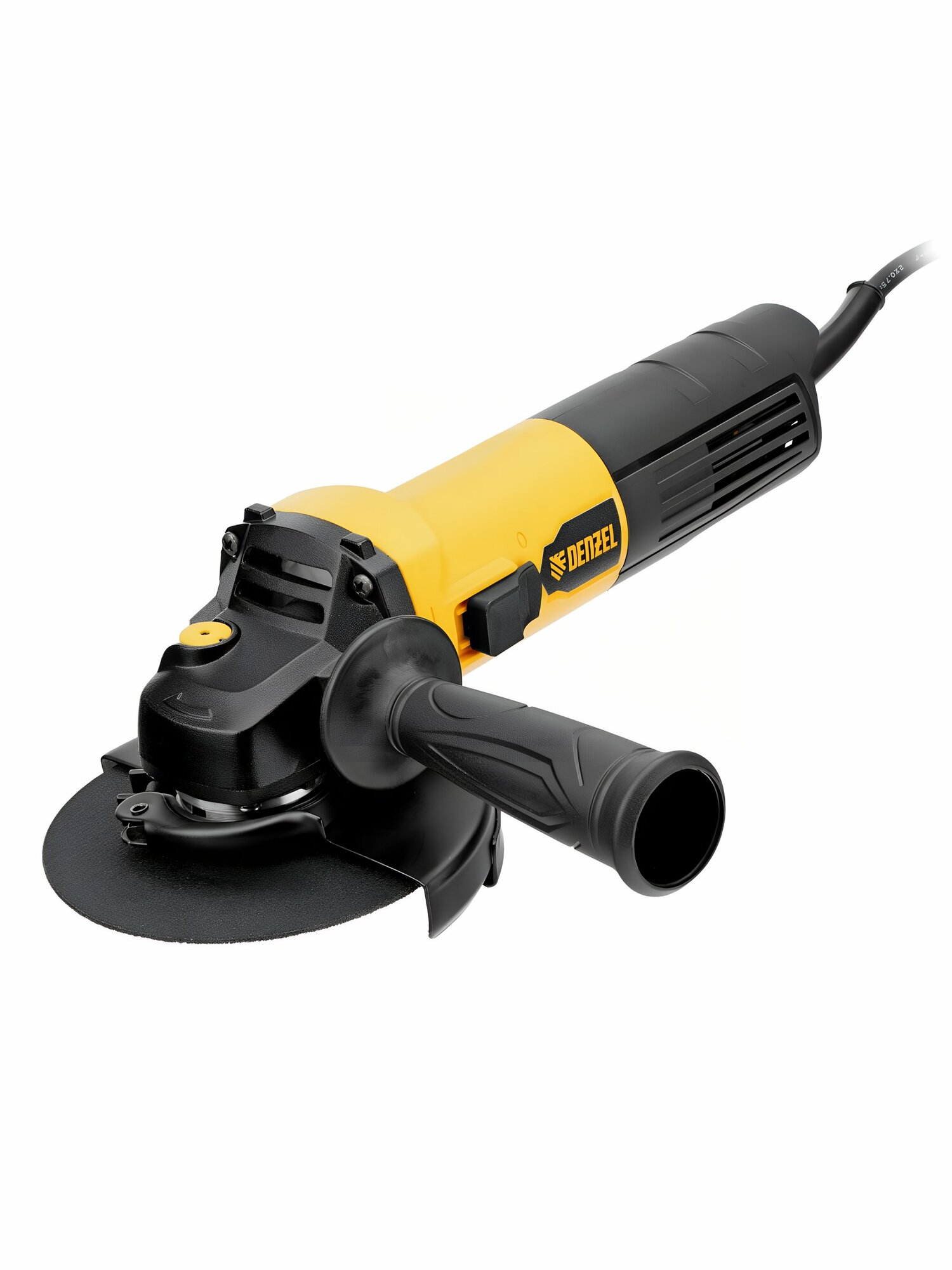Углошлифовальная машина Denzel AGL125-900 900Вт 125мм болгарка сетевая для шлифовки и резки металла, камня, бетона