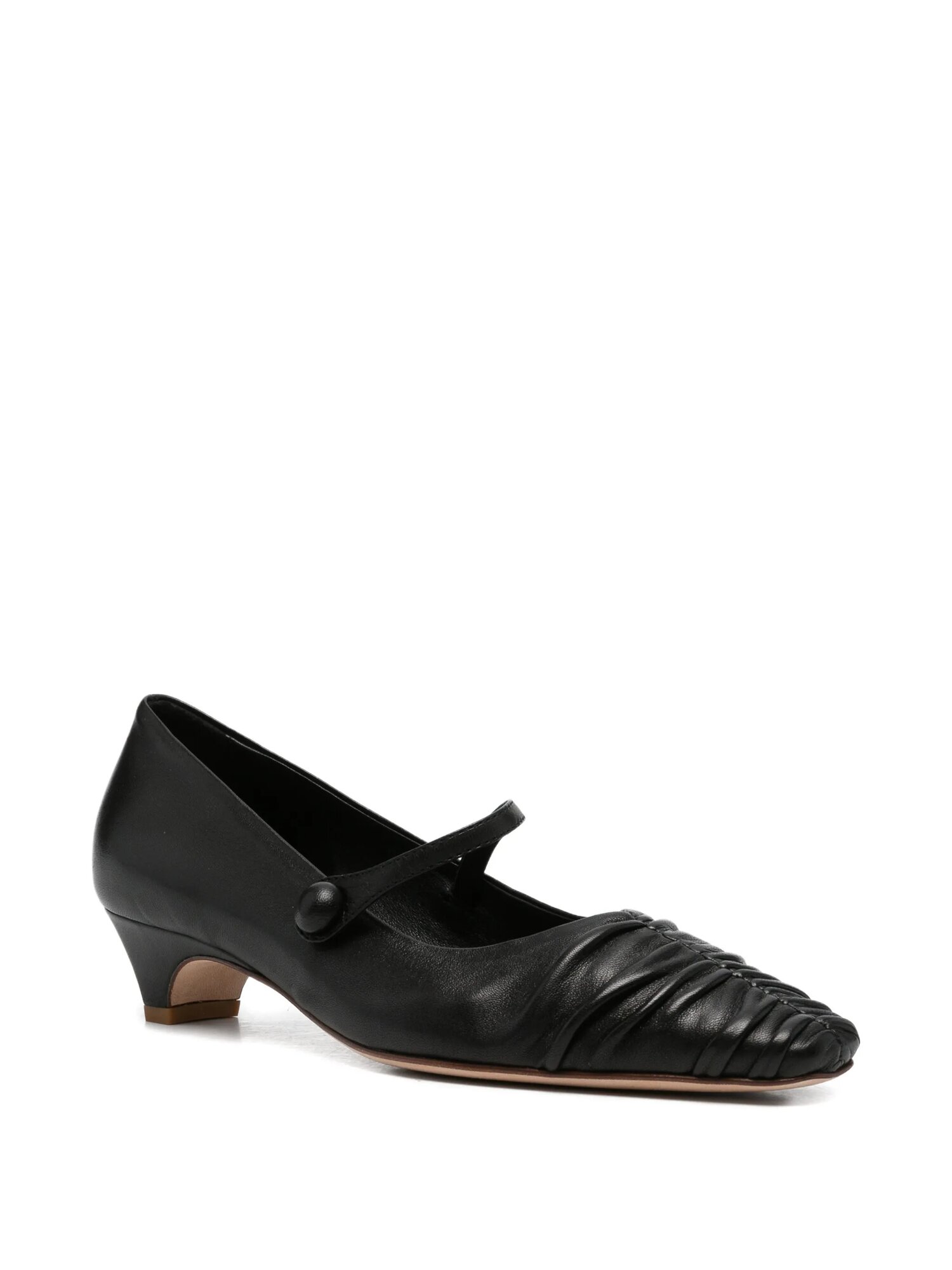 Туфли Lorena Paggi Ruched strap leather pumps, размер 38 — фото 1