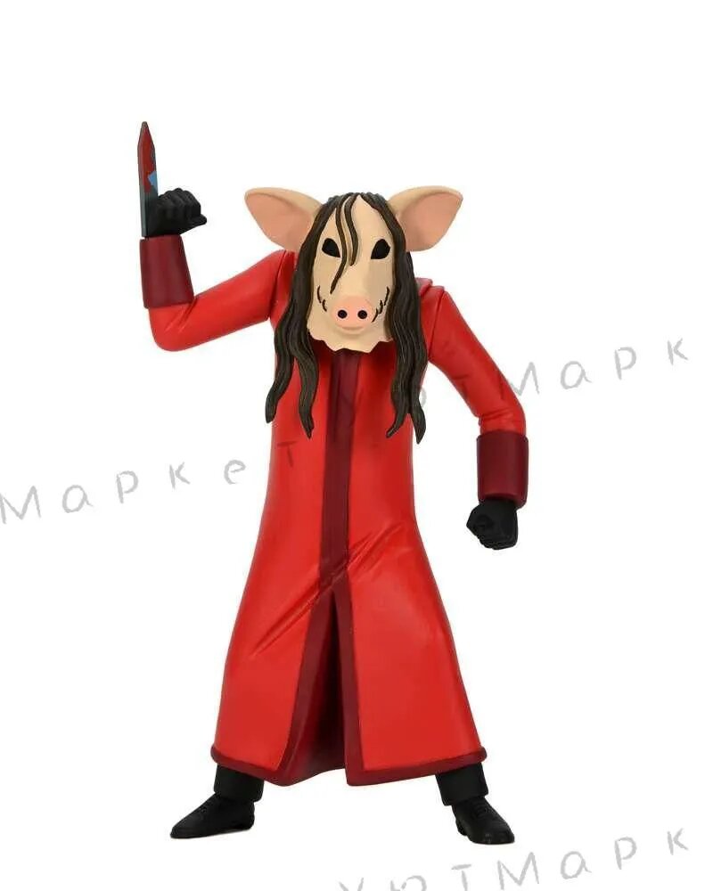 NECA Saw Cartoon Billy 18 CM Фигурка Коллекционная Мультяшная версия Убийца головоломок ABS пластик Фигурка для коллекции — фото 1