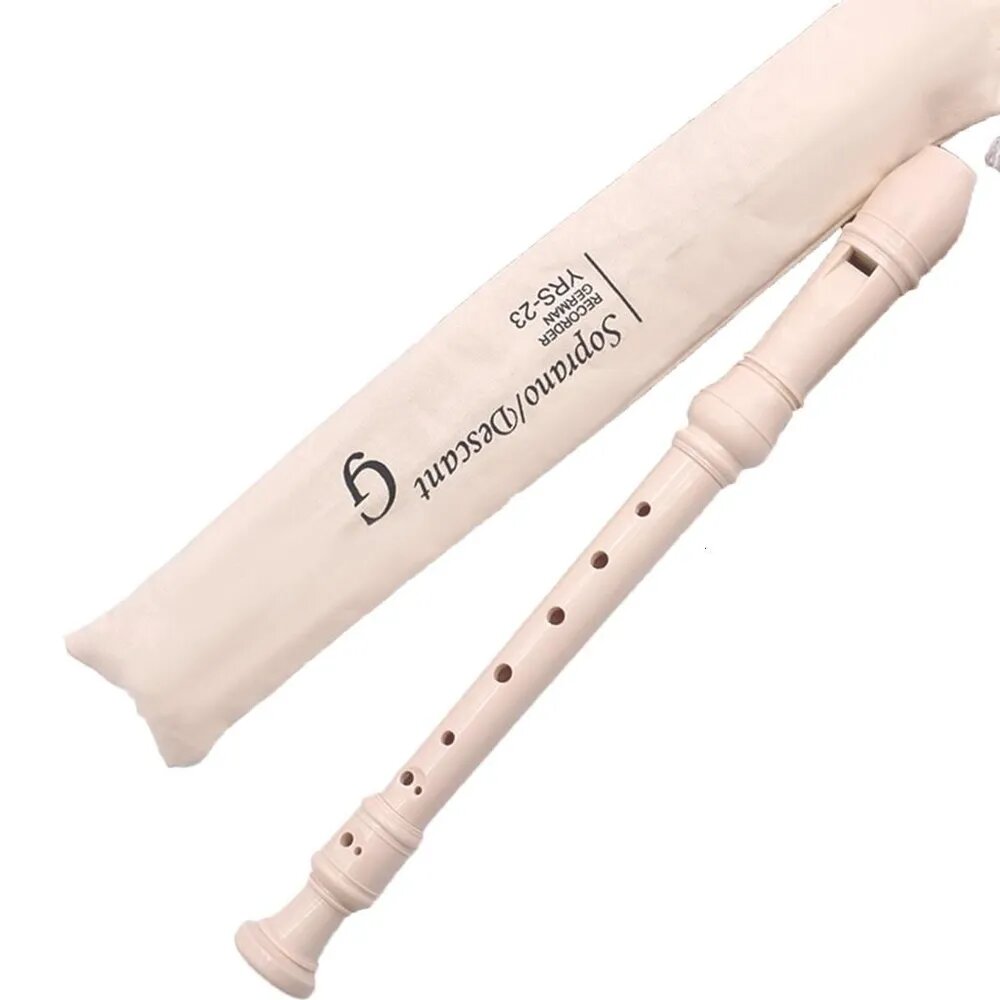 Сопрановый блокфлейт YRS-23 Soprano/Descant Recorder GERMAN. Полимерные материалы. Beige