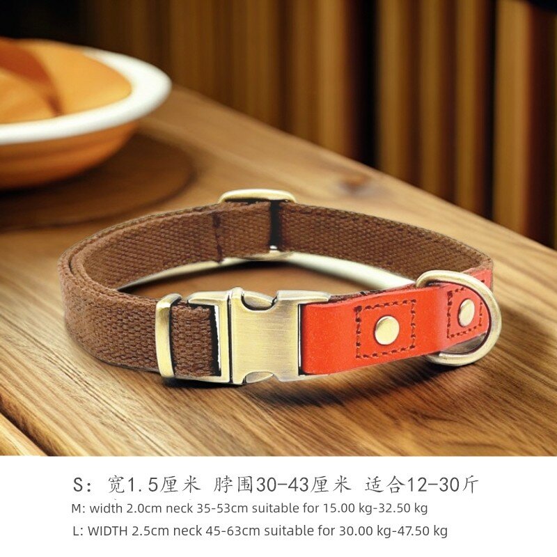 Ошейник для собак: для корги, шиба-ину, маленьких собак, для грейхаундов, средних и крупных собак, холщовый