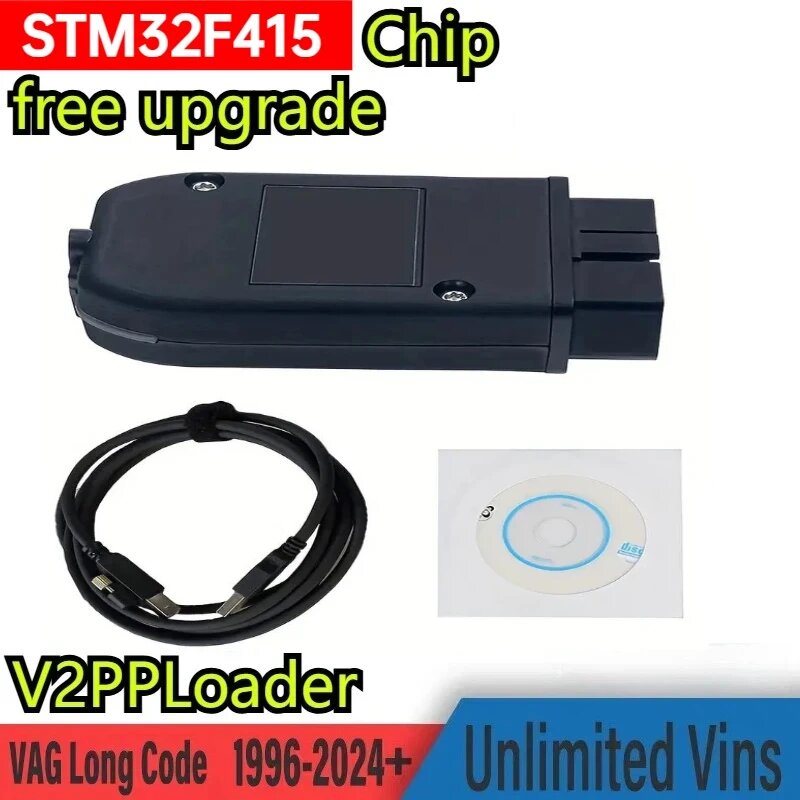 Новое обновление V2PP STM32F415 Real HEX FOR V2 VAG COM Интерфейс VAGCOM Для V/W AUDI Skoda Seat Unlimited VINs несколько языков
