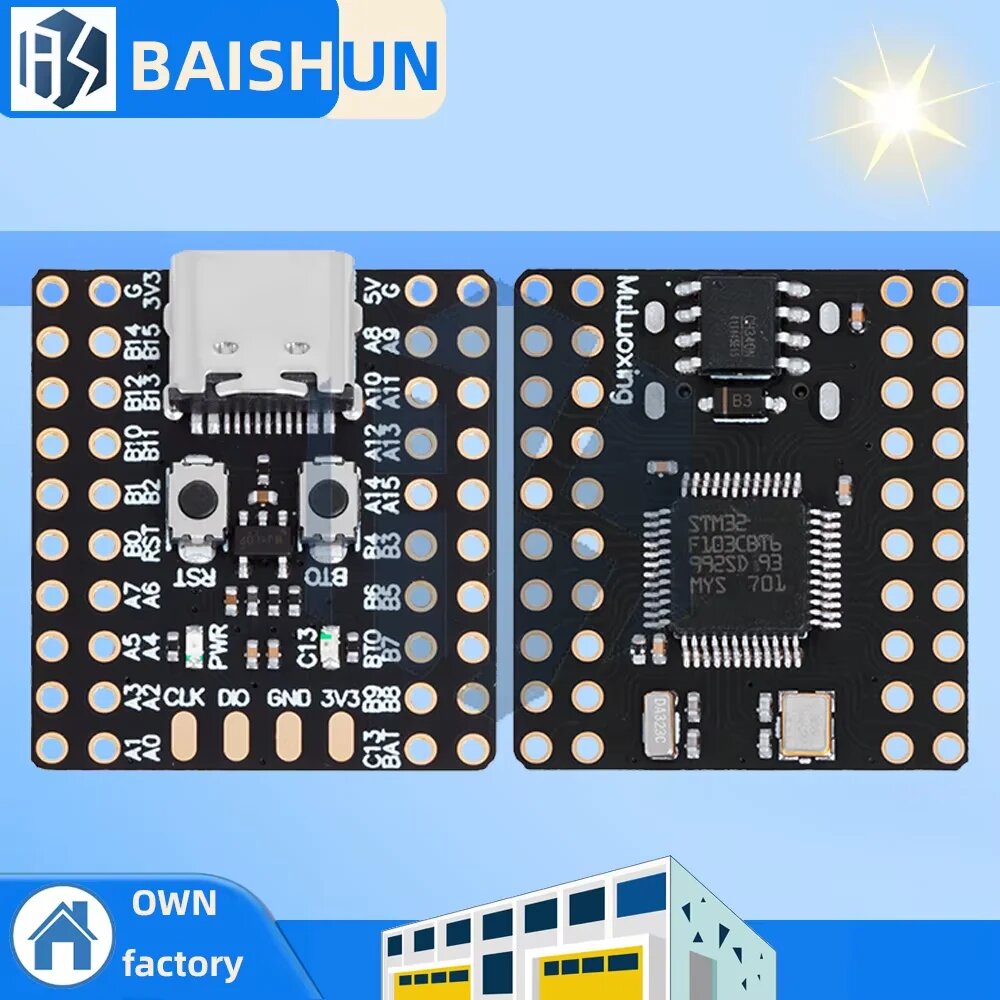 Модуль STM32F103C8T6 CH340, Цвет: C8T6 with ch340 — фото 1