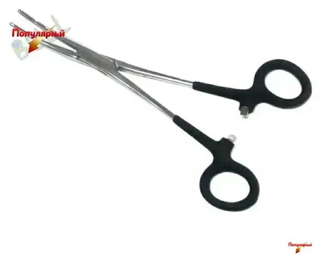 Щипцы рыболовные для крючка (зажим, корнцанг, экстрактор) 18см прорезиненные ручки