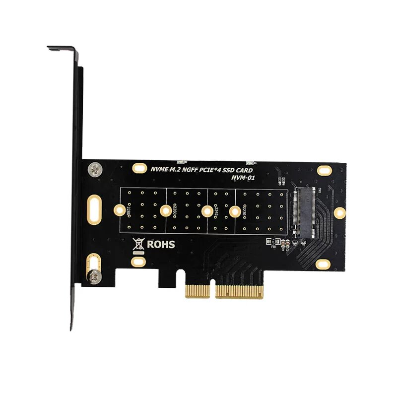 NVME M.2 к PCIE3.0X4 адаптерная плата высокоскоростной адаптер расширения радиатор Стандартная конфигурация