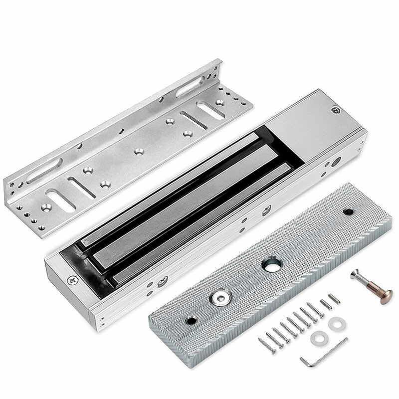 Комплект электромагнитный замок с уголком Undino UD-KIT-ML350-LS350 для накладного монтажа / сила удержания 350 кг