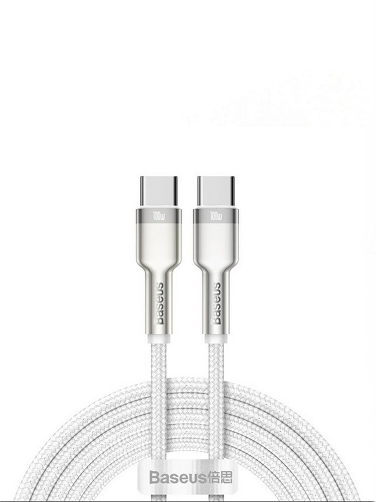 Baseus Кабель Baseus Rapid Charge Type-C - Type-C 100W 2м CATJK-D02 Белый