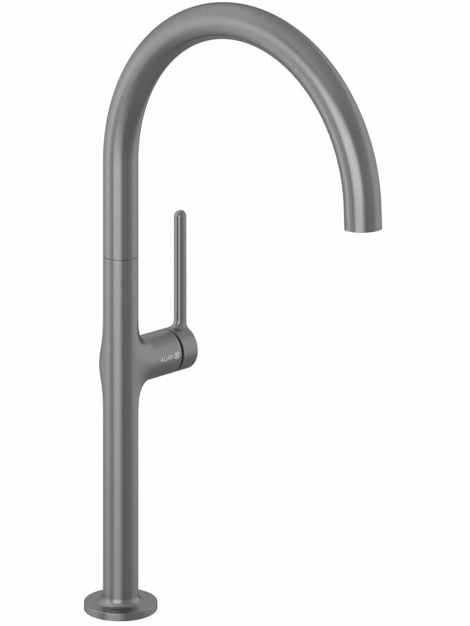 Смеситель для кухни KLUDI REEF 50803N275 (оружейная сталь, L-21,5 H-29,5)