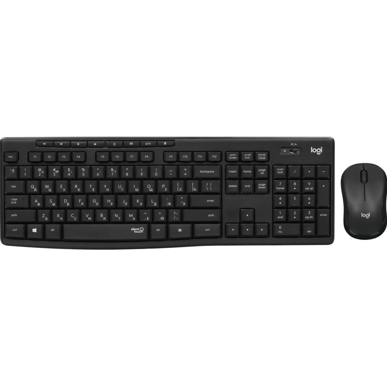 Набор клавиатура+мышь Logitech MK295, черный USB беспровод (920-009813) 2374289