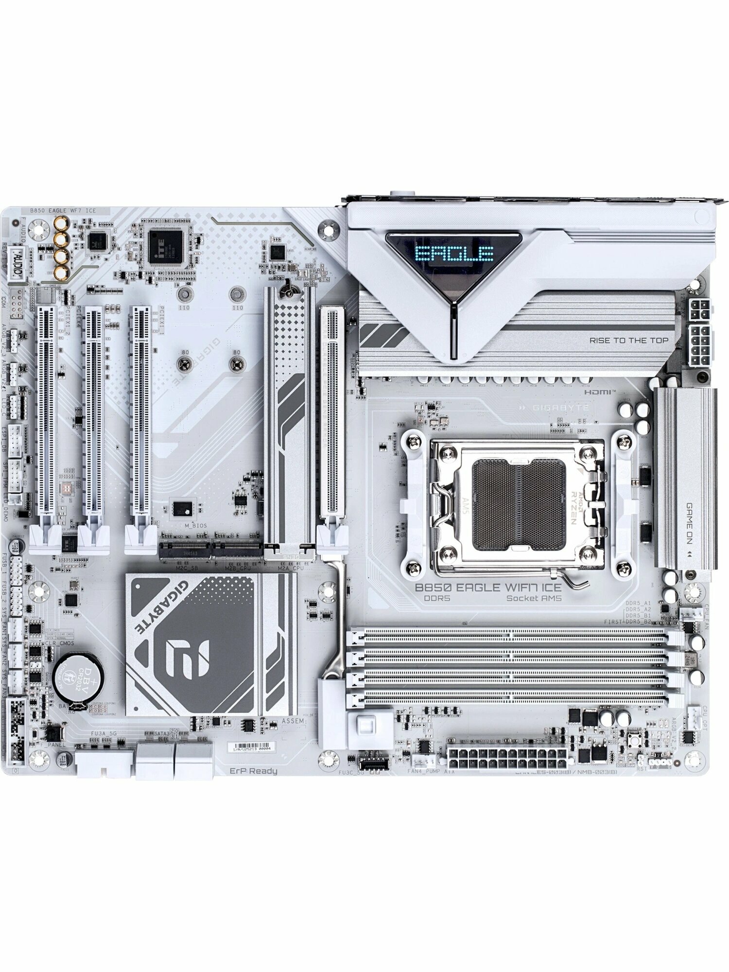 Материнская плата Gigabyte B850 EAGLE WF7 ICE, SocketAM5, AMD B850, ATX
