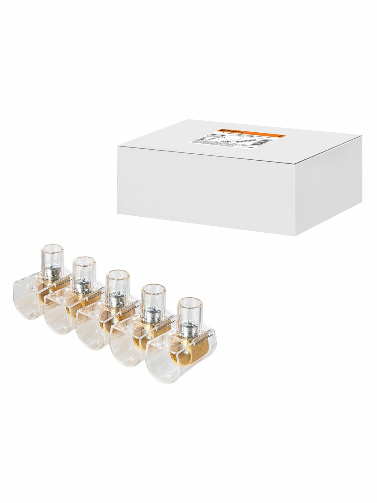 Клеммник концевой изол иров анны й ККИ 16 мм2 (5х1) TDM