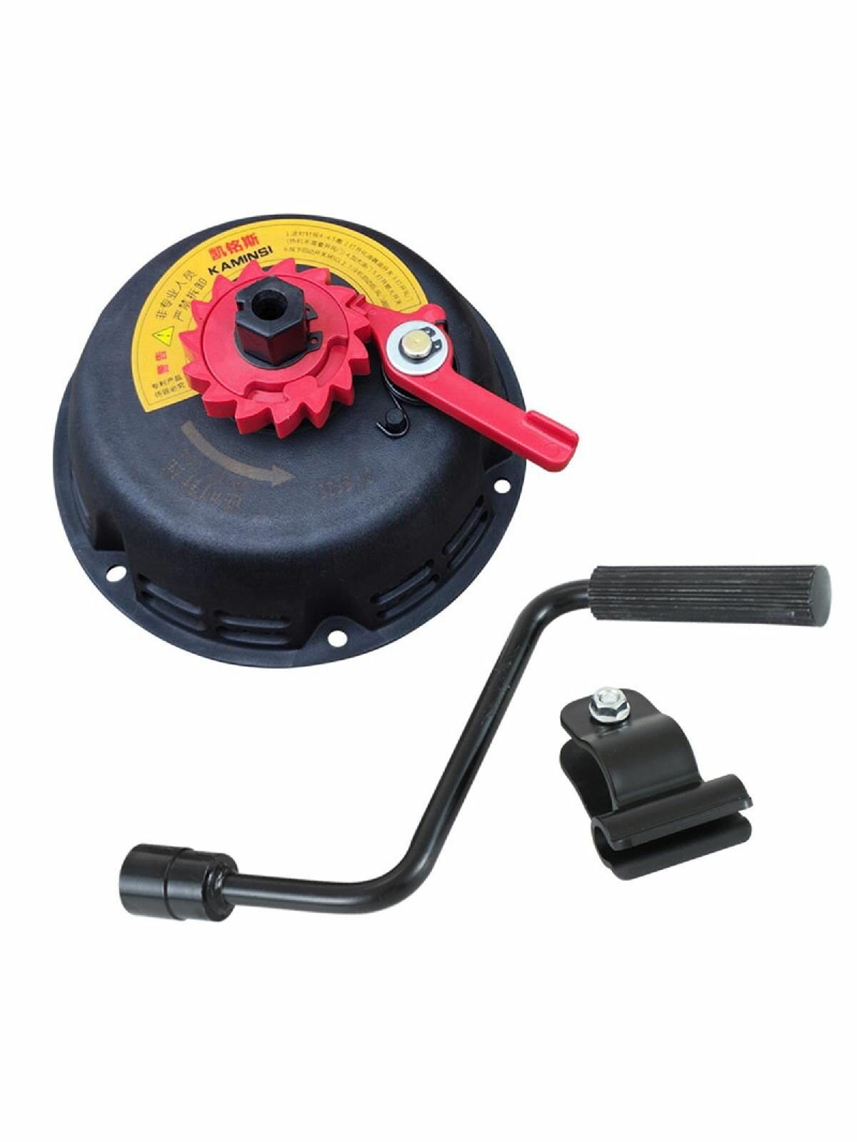 (1 набор) Ручной стартер для бензинового двигателя 168/170F - черный