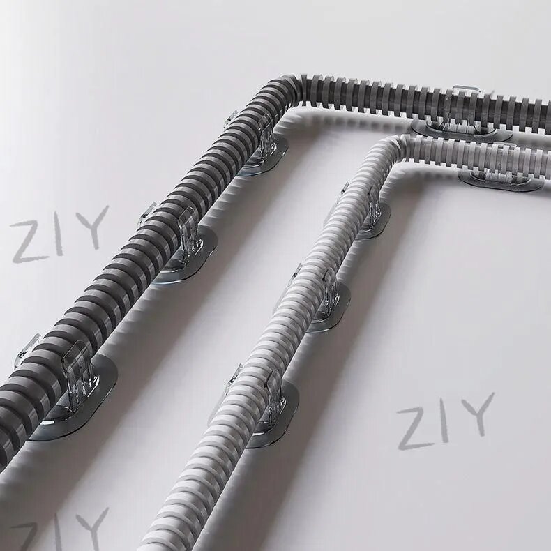 Крепление для шланга стиральной машины, самоклеющаяся накладка-держатель без сверления, гибкий фиксатор сливного шланга от протечек и шума, универсальный крепеж для ванной комнаты