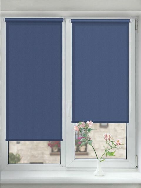Штора рулонная GARDEN Stars светопроницаемая 60x170см синяя, арт. W1985060x170V711