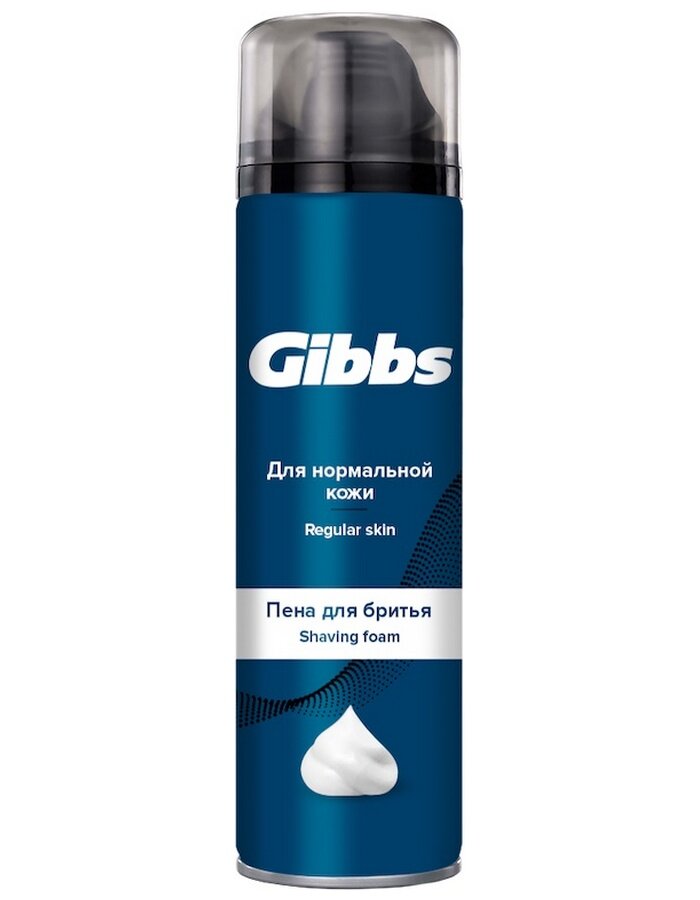 Gibbs Regular Skin - Shaving Foam Пена для бритья для нормальной кожи 200 мл.