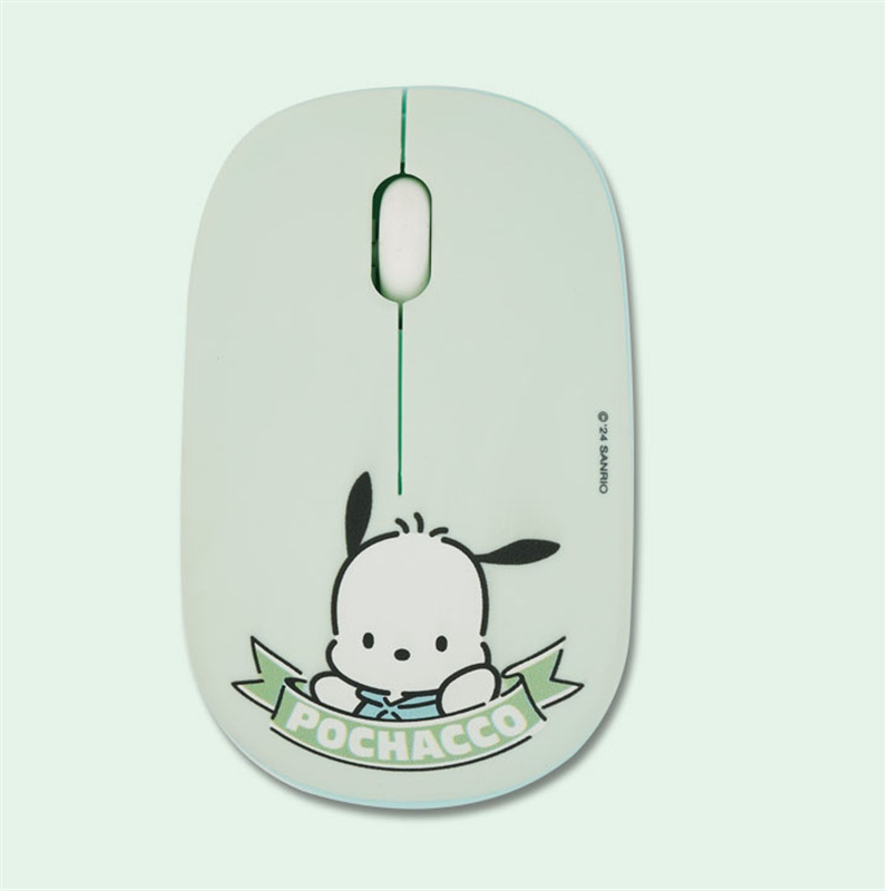 Беспроводная мышь Hello Kitty Sanrio Kuromi (Корея), бесшумная, милая, мультяшная, для ноутбука, настольного