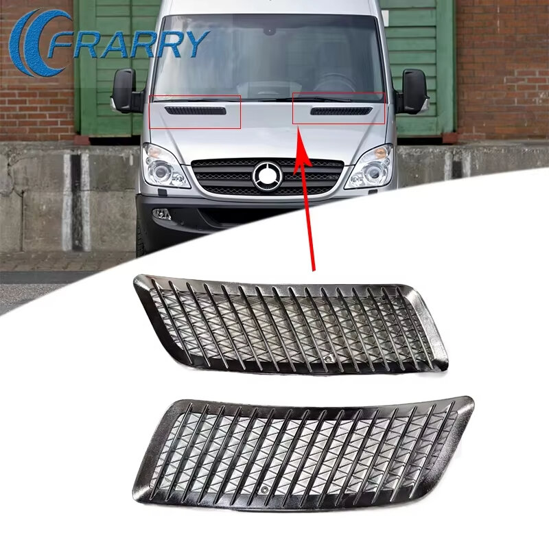 Aftermarket Part Передняя вентиляционная решетка черная A9068360718 A9068360618 для Mercedes Benz Sprinter W906