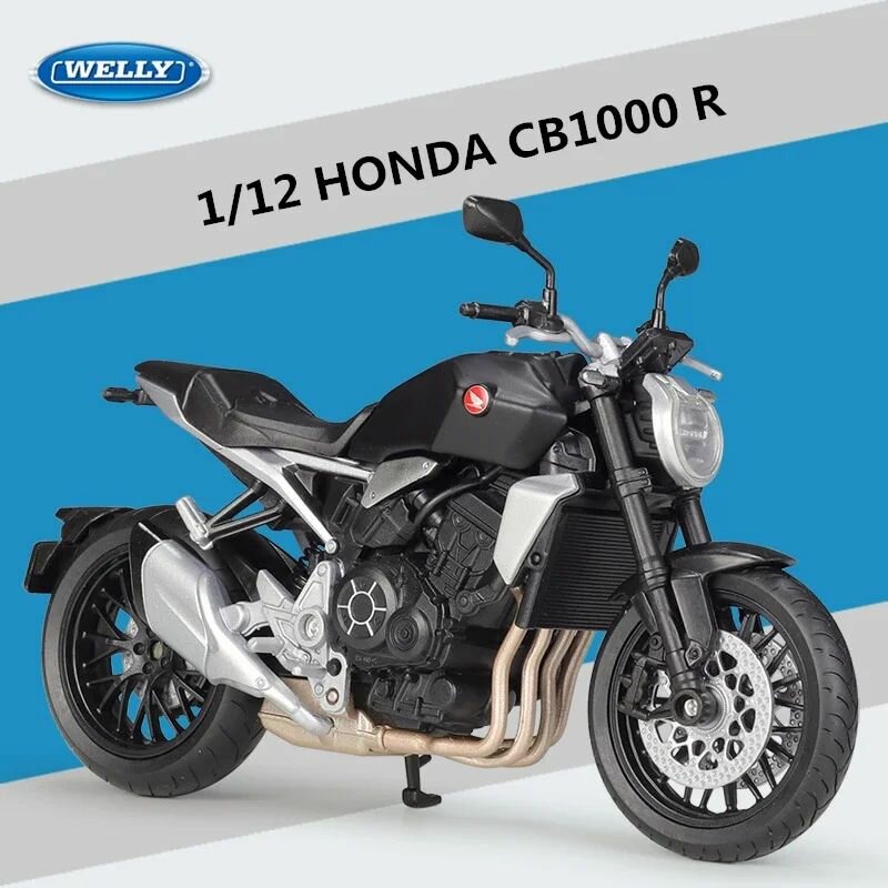 1:12 HONDA CB1000R, Сплавная модель автомобиля, подарки для мальчиков, коллекционные хобби, подарки на день рождения