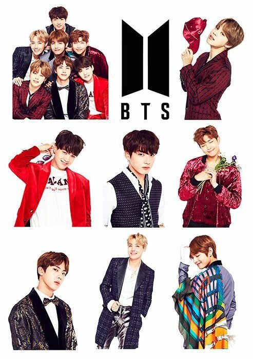 Наклейки "BTS" No.12