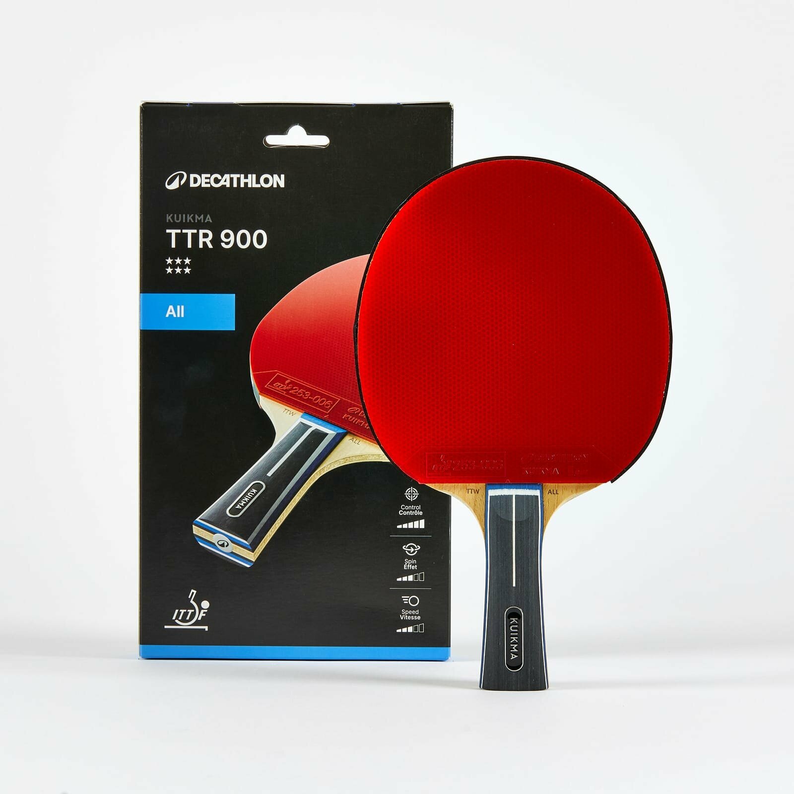 DECATHLON ракетка для настольного тенниса Decathlon Pongori TTR 900 6* универсальная, ручка shakehand