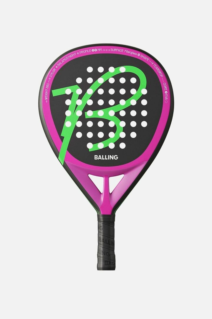 DECATHLON ракетка для падел тенниса Balling Aerial, розовый, профиль 38 мм, вес до 500 г