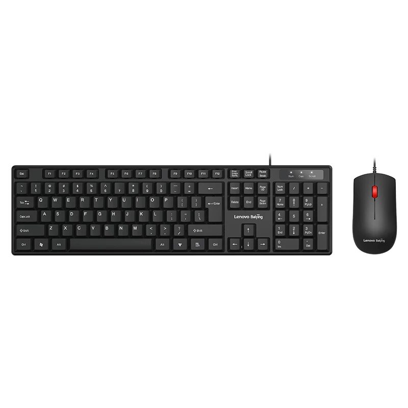 Lenovo TW11S Проводной Комплект Клавиатура и Мышь для Бизнеса Компьютера Стола Офисное Использование