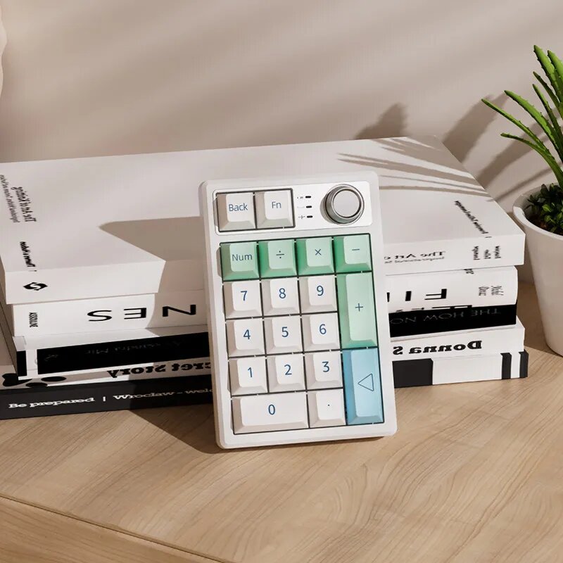 KEYCOOL K19 механическая клавиатура 19 клавиш Mint, Tea Axis