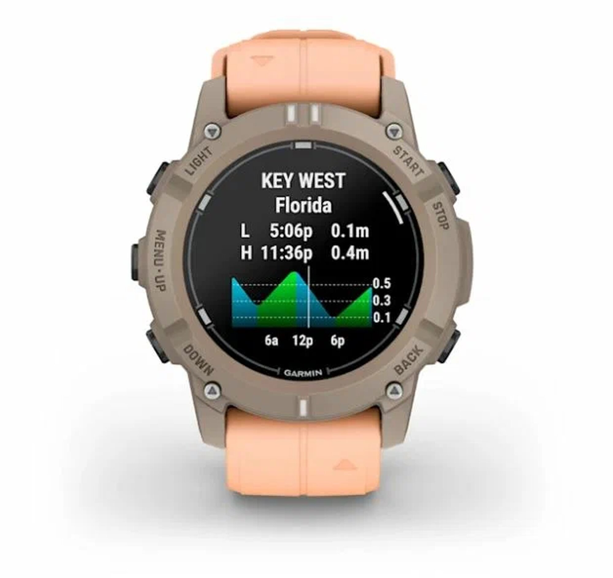 Умные часы Garmin Descent G2, сапфировое стекло, влагозащита, GPS, розовый ремешок