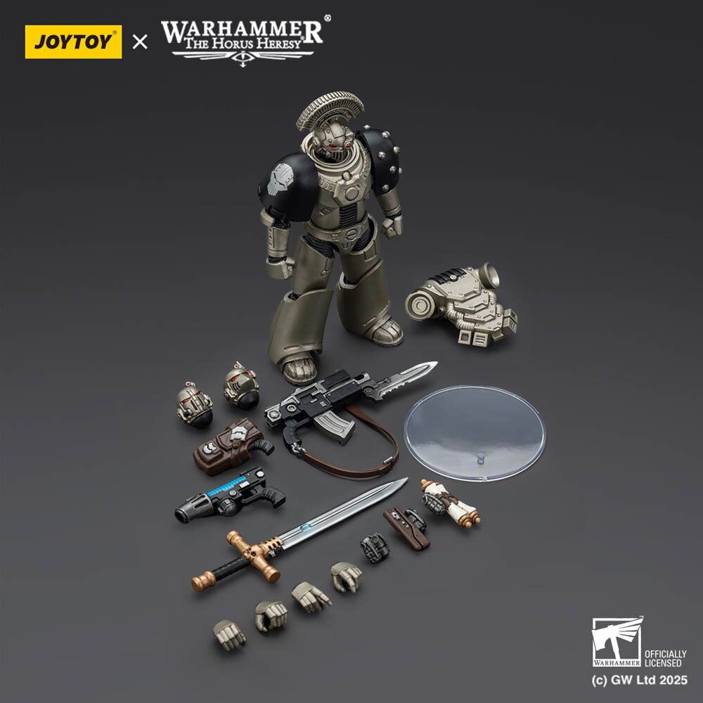 JOYTOY Dark Source Warhammer Horus Heresy Iron Warriors Тактический сержант и офицер флага 1:18 подвижные солдаты