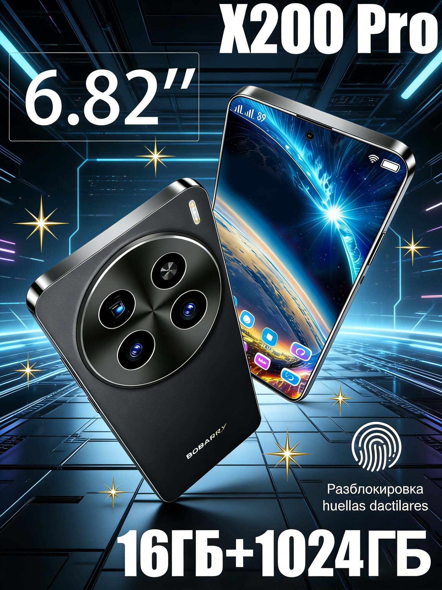Смартфон X200 Pro: 1 ТБ данных, Android 14 и стильный дизайн-Лучший выбор для мобильных телефонов.