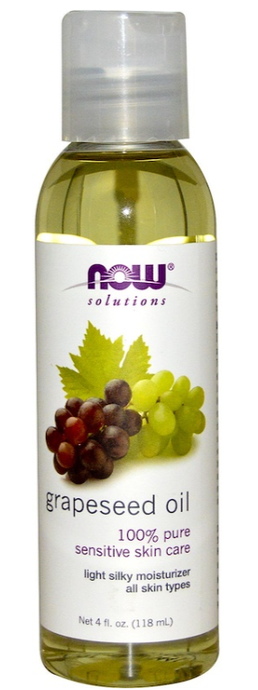 NOW Solutions Grapeseed Oil (масло из виноградных косточек) 118 мл, срок годности 07/2026