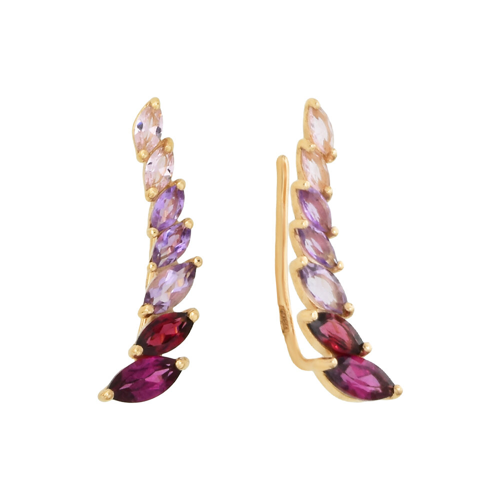 серьги из золота