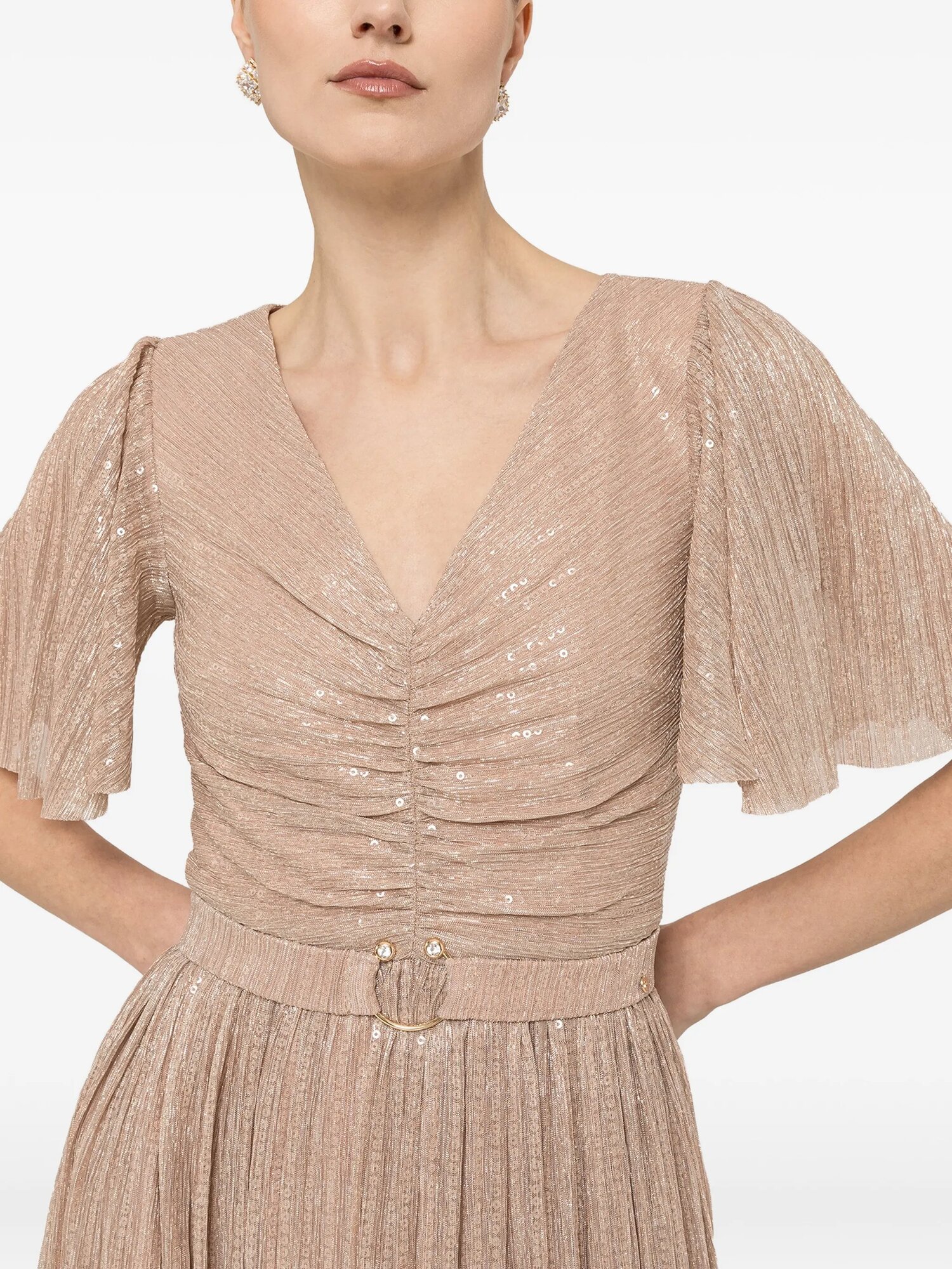 Платье Nissa Sequin-applique maxi dress, размер 42, разноцветный — фото 1